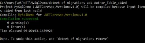 using mysql in asp core dotnetthoughts