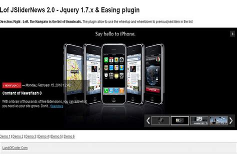 50 outstanding jquery slider to make your site look