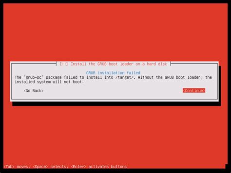 i have a esxi 5 0 installed and when i am installing ubuntu server 12