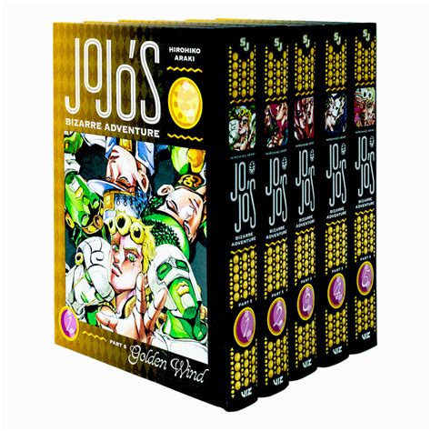 Jojos Bizarre Adventure Part 5 Golden Wind Series 5 Books Collection