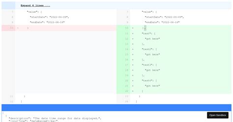 diff demo forked codesandbox