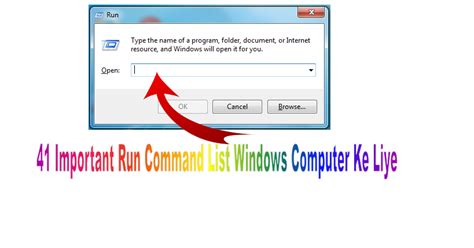 net world 41 important run command list windows computer