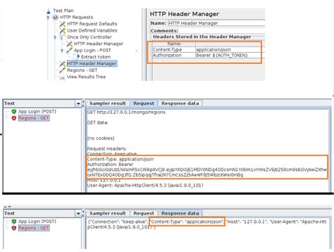 python authorization header disappear when using jmeter