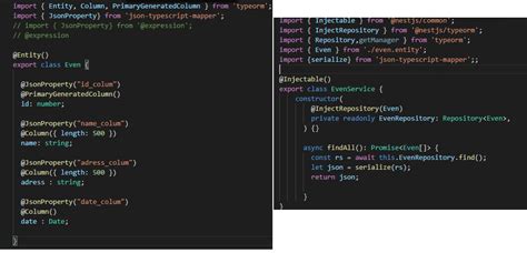 node js how to use json typescript mapper in nestjs response api
