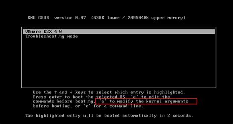 how to reset a forgotten esx server root password