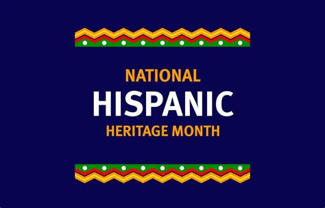 National Hispanic Heritage Month Festival Poster 27383392 Vector Art At