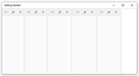 getting started with uwp docking control syncfusion