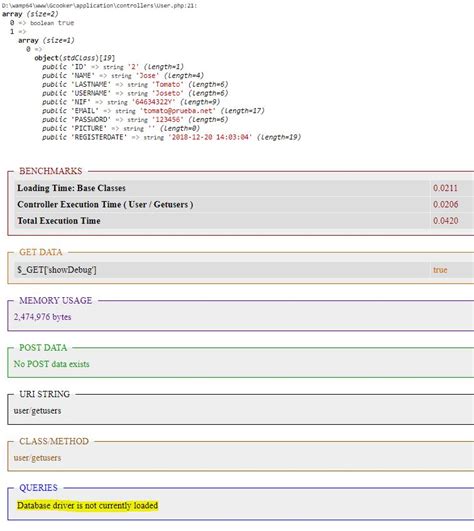 codeigniter database driver is not currently loaded stack overflow