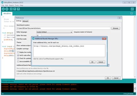 b4r question cannot install attiny board b4x rapid