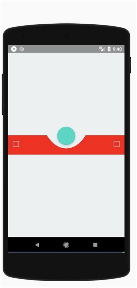 react native bottom tab navigation with an arc hump