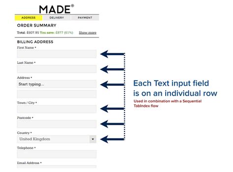 the anatomy of the perfect mobile e commerce checkout page