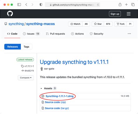 how to install and configure syncthing on the mac