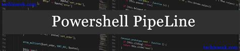 powershell pipeline with examples scripts