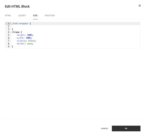block css