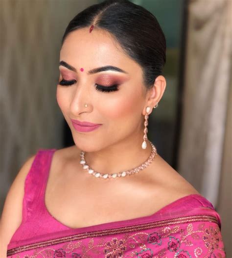 Pink Eye Makeup Indian Bride