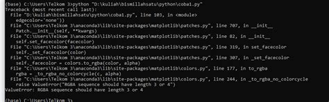 python error rgba should have length 3 or 4 shows when