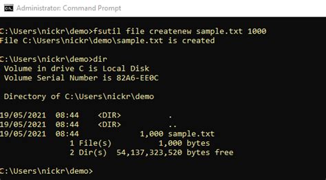 utilizing powershell and windows command prompt to create file