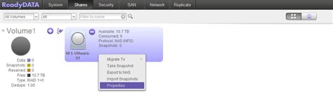 configuring readydata for vmware esxi using nfs answer netgear support