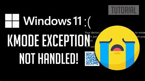 how to fix windows 11 error kmode exception not handled [solution]