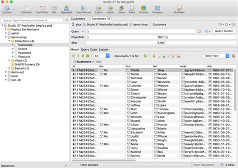 working with mongodb collections crud count sort limit size and more