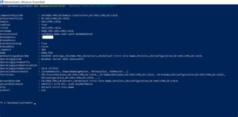 get addomaincontroller get domain controller info shellgeek