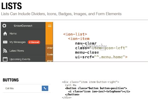 ionic tutorial ionic list ionic javascript list by microsoft