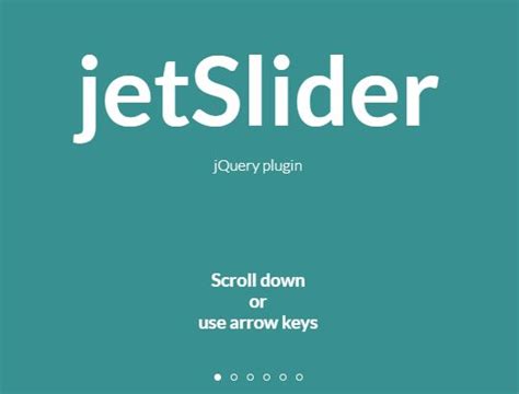 stacked one page slider with jquery stickystack js free