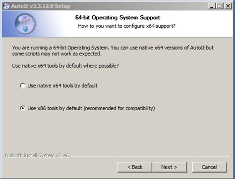 autoit install routine what to choose x86 or x64 autoit general