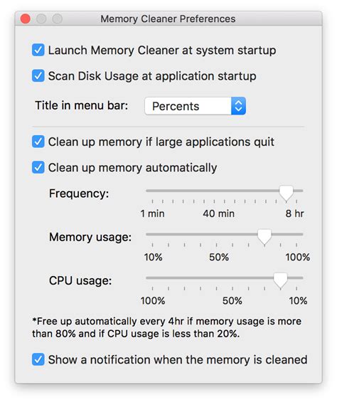 memory cleaner clear inactive ram automatically