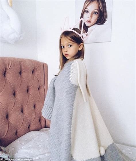 Vogue Model Aged 8 Hailed Most Beautiful Girl In Russia Daily Mail