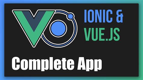 ionic and vue full tutorial app