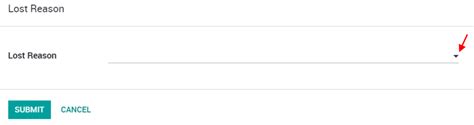 manage lost opportunities — odoo 14 0 documentation