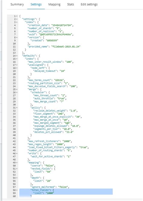 logstash elasticsearch configure for future indexes index mapping