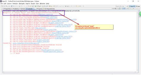 异常：java lang exceptionininitializererror 程序员大本营