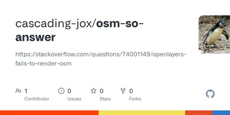 github cascading jox osm so answer