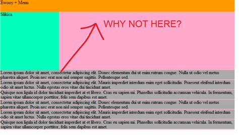 html css div is not floating next to image stack overflow