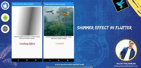 loading content shimmer effect in flutter app development tutorial
