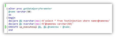 coding instructions to prevent sql injection