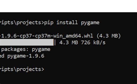 how to install pygame in python 3 11 2 on windows 10 11 2023 update