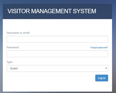 visitor management system project in php with source code