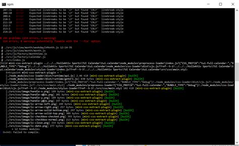 npm run serve failing to compile · issue 693 · nhn tui calendar · github