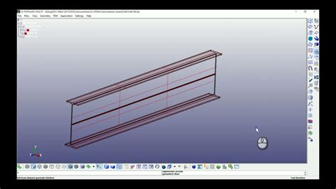 ls dyna 08 w beam with beam elements youtube