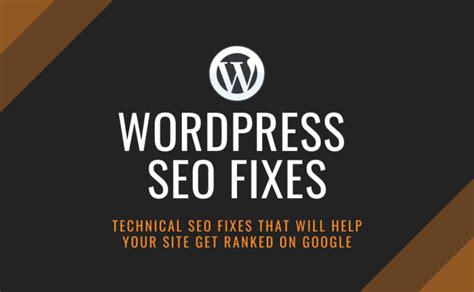 fix wordpress seo issues to help it rank better by foziashaheen fiverr