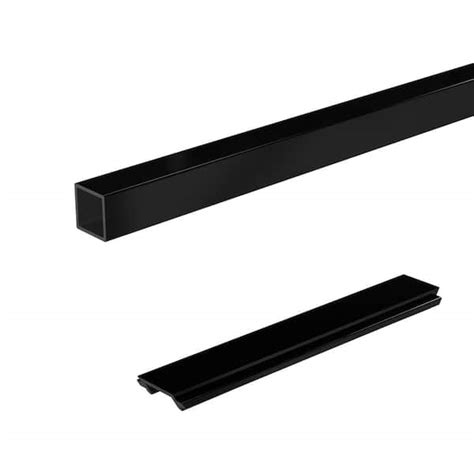 Peak Aluminum Railing 6 Ft Black Aluminum Deck Railing Stair Picket
