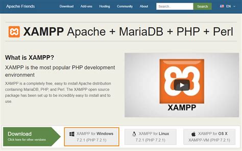 how to install xampp on windows — cs cart 4 6 x documentation