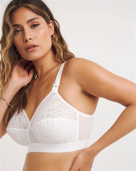 Playtex Cross Your Heart Bra White Premier Man
