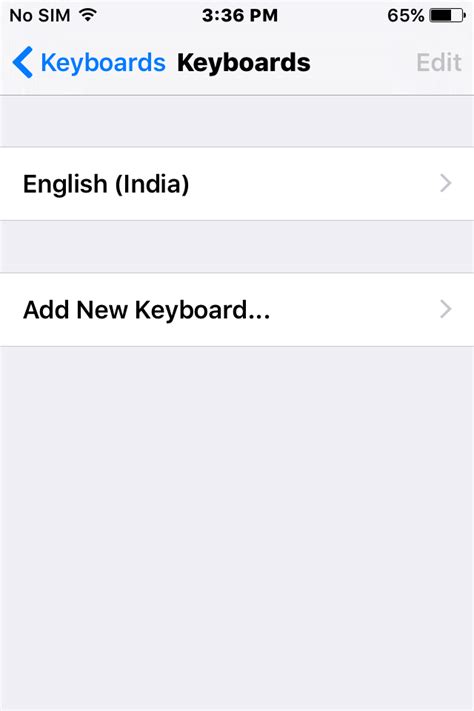 ios open keyboard s settings screen in ios s settings app