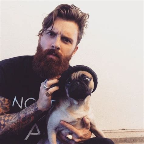 Levi Stocke Dark Red Full Thick Beard And Mustache Beards Bearded Man
