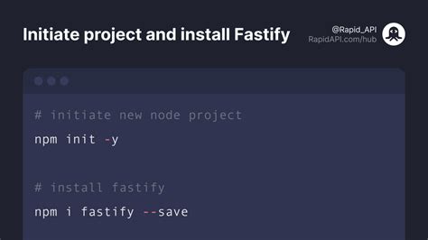 how to create a simple api with fastify thread 🧵👇 thread from rapid