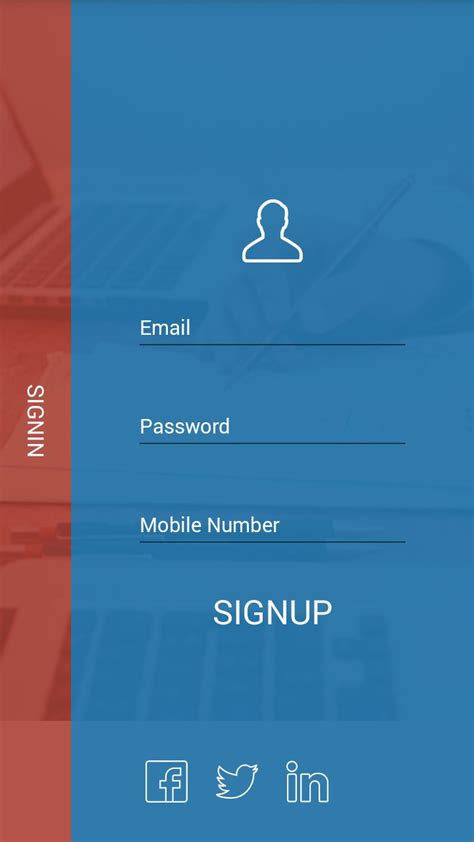 signin ui android app components by xoluxp codester